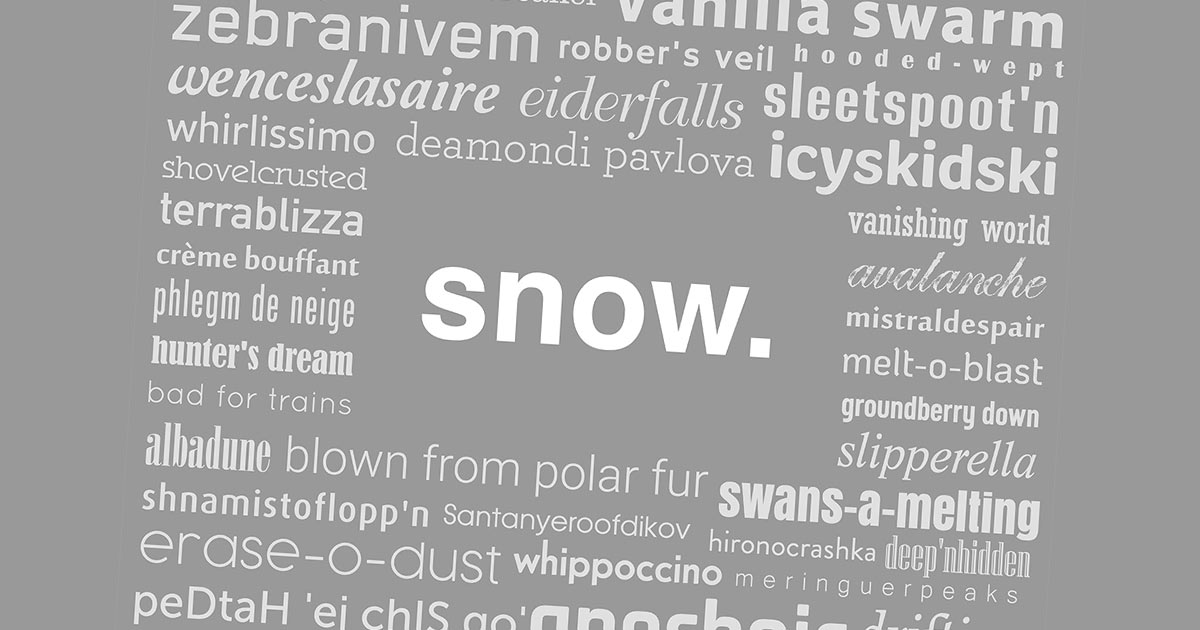 50 Words for Snow - Punctured Bicycle
